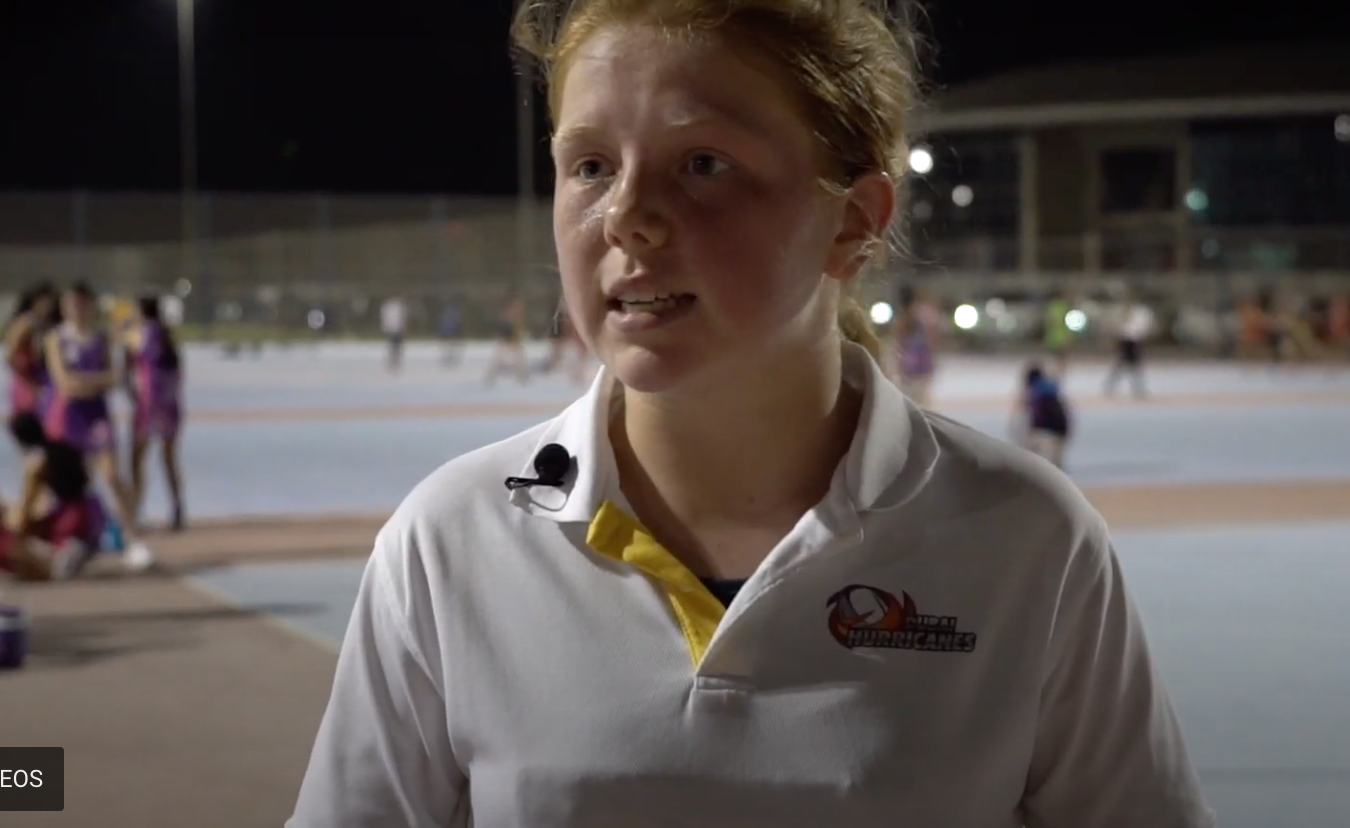 Player to Umpire at Active Netball - Gulf Youth Sport