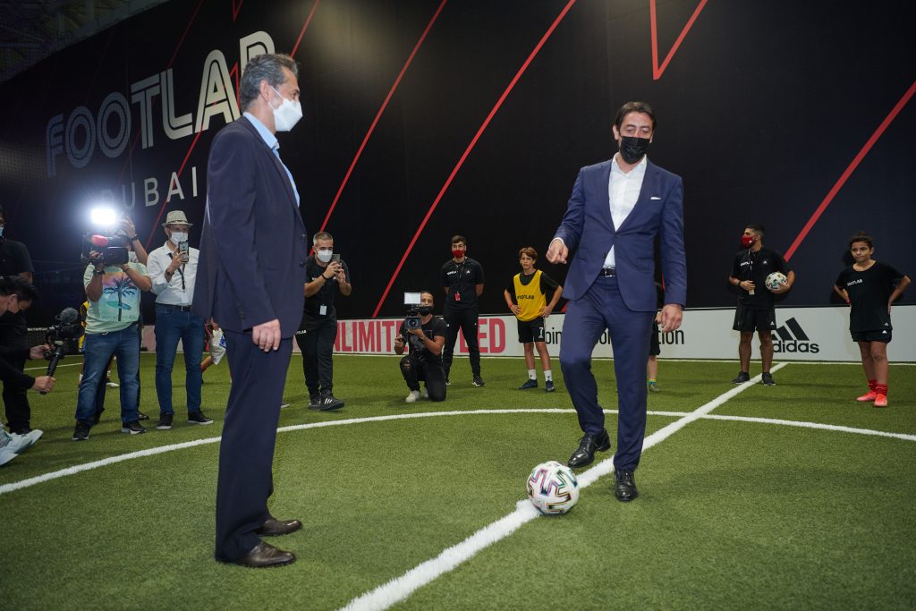 Football Legend Rui Costa Unveils FOOTLAB Dubai at Grand Opening ...