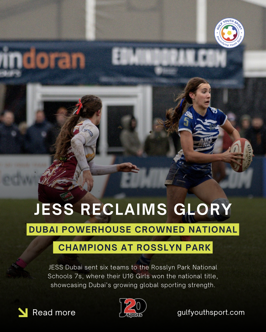 JESS Dubai U16s Deliver Masterclass at Rosslyn Park 7s